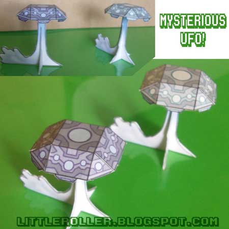 Papercraft - Mysterious UFO - Papercraft4u | Free Papercrafts, Paper ...