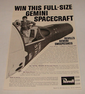 lost toronto: Gemini Spacecraft Model Contest