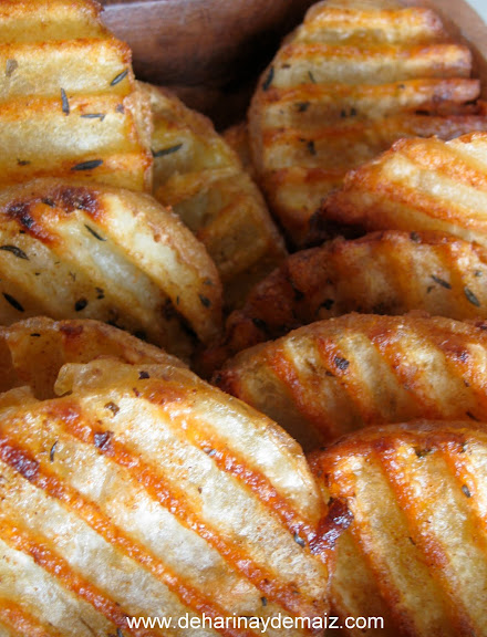 DE HARINA Y DE MAIZ: Papas Adobadas - y la Feria del Libro