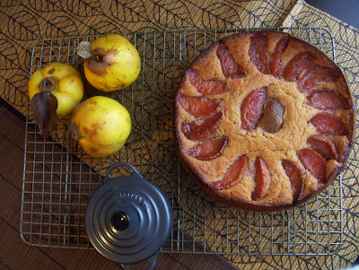 Dimpled Quince Pudding Cake - Always Order Dessert