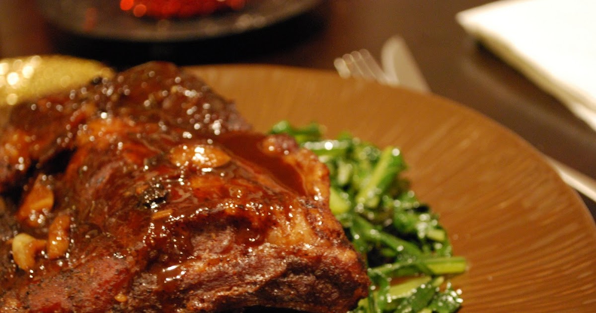 Pomegranate Braised Baby-Back Ribs - Always Order Dessert