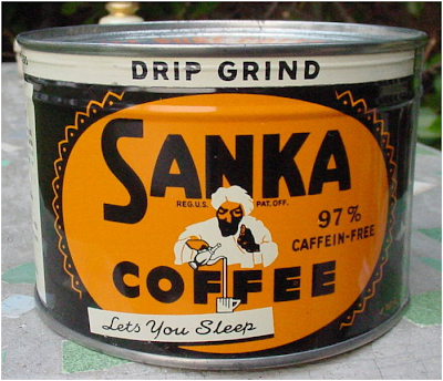 Super Punch: Vintage Sanka Coffee logo