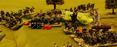 "This One's Split" Fantasy Wargame Rules: Playtest: Orc raiders versus ...