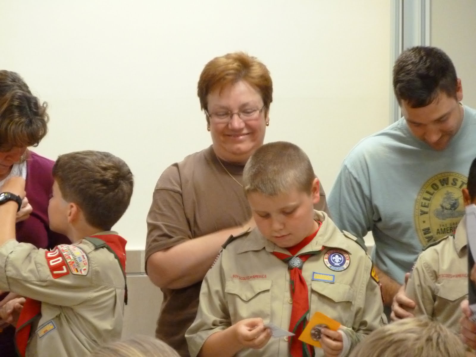 The Solley's in Italy: Walter's first court of honor ( Boy Scouts)
