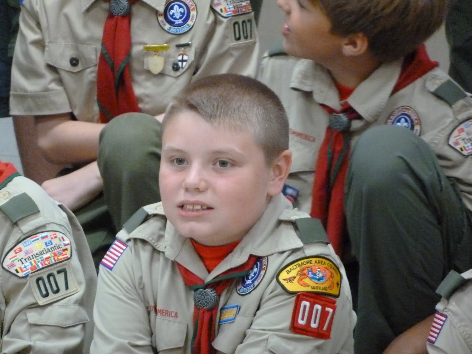 The Solley's in Italy: Walter's first court of honor ( Boy Scouts)