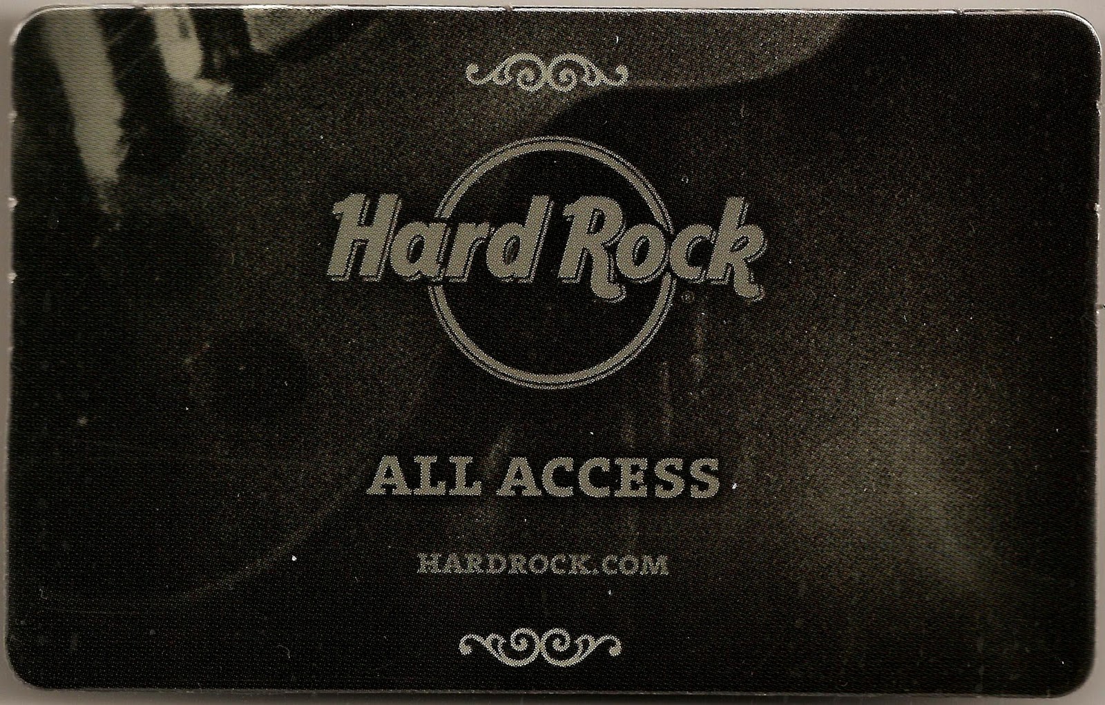 Hard Rock Cafe Guitar Pins: All Access Card issue 2009