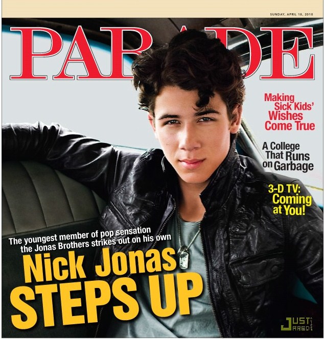 TeenCelebBuzz: Nick Jonas Covers PARADE Magazine