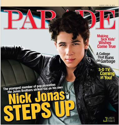 TeenCelebBuzz: Nick Jonas Covers PARADE Magazine