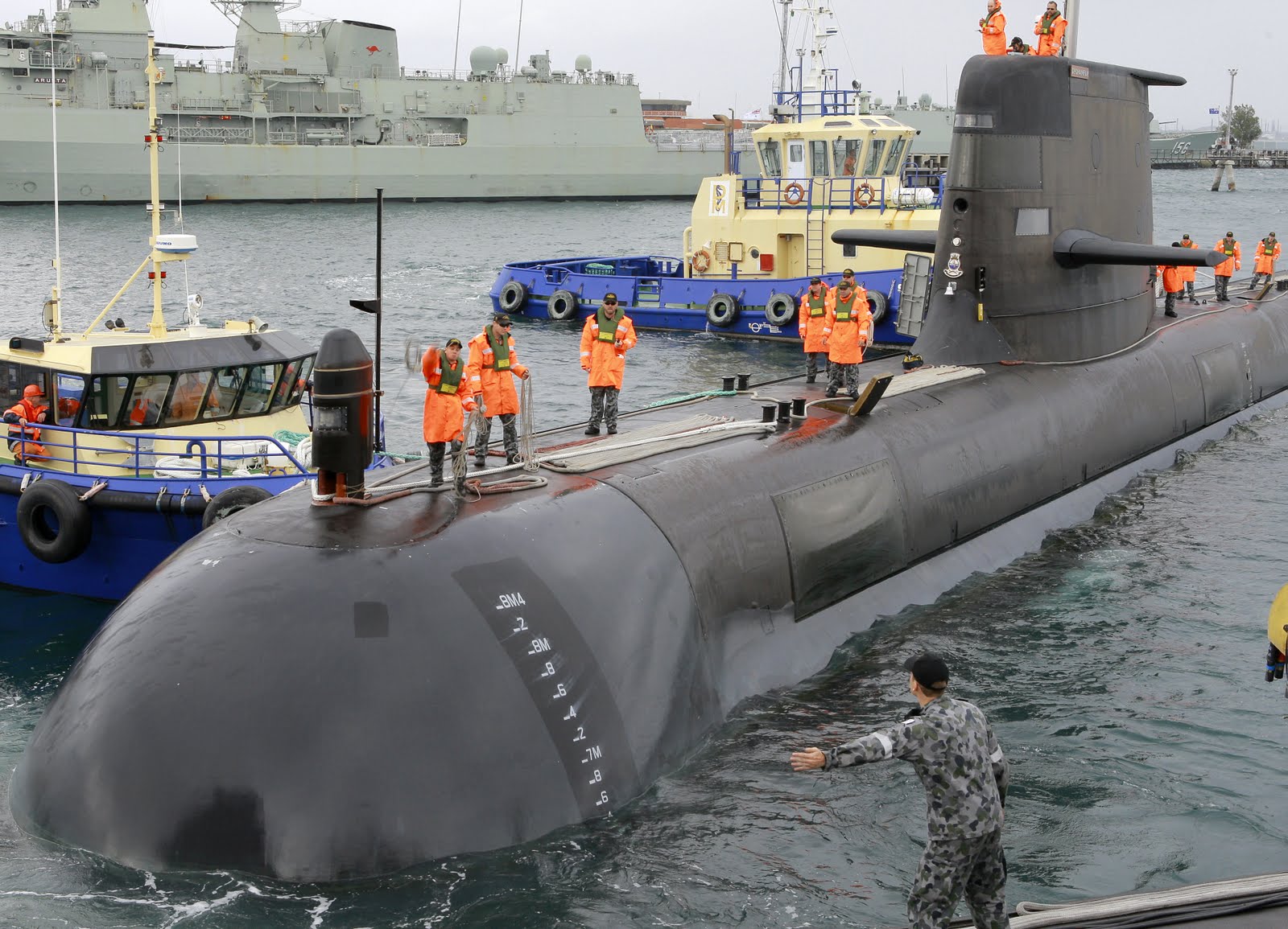 Berita HanKam: Return to service of the Collins Class submarine, HMAS ...