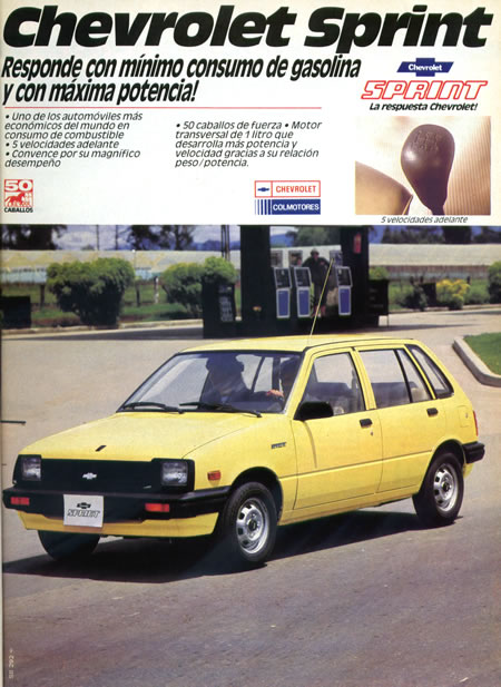 jose andres suarez castro: Chevrolet Sprint