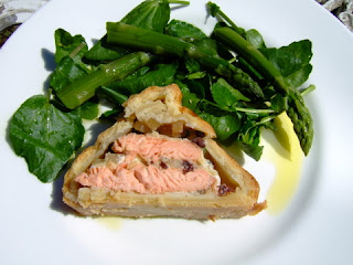 Bread, Water, Salt, Oil...: George Perry-Smith's Salmon in Pastry