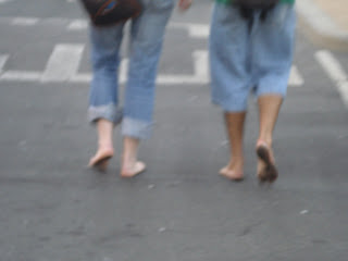 Fabulous Living Coach: People walking barefoot in Melbourne, what the ...