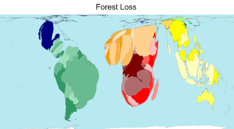 Biodiversity and Change: Deforestation Maps and Graphs