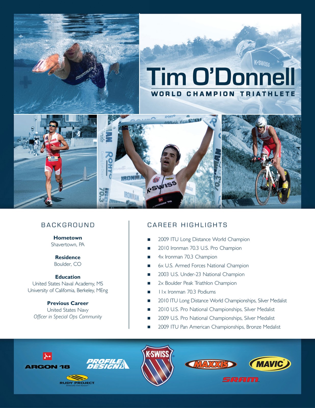 Team RWB Triathlon: Pro-Triathlete Profile: Tim O'Donnell