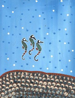 David Dunn Aboriginal Art: sea horses