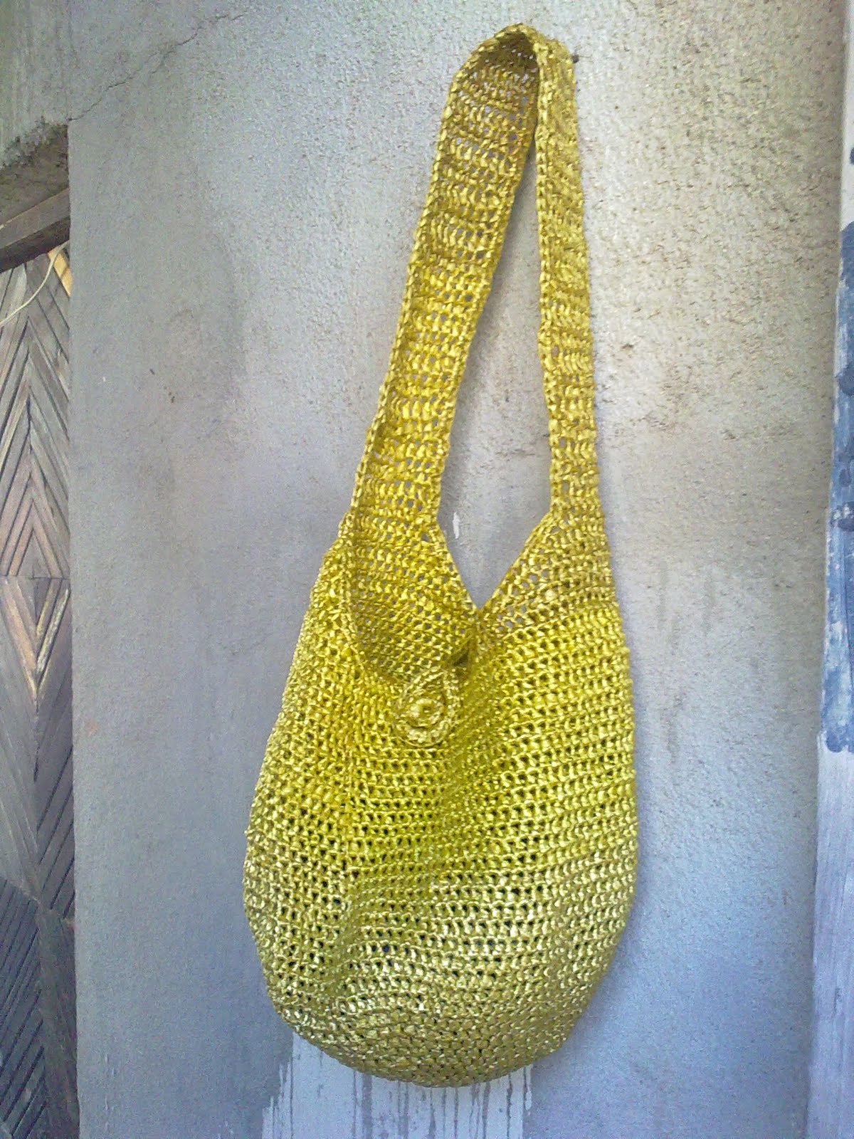 Creando cosas nuevas: Bolsa de Rafia