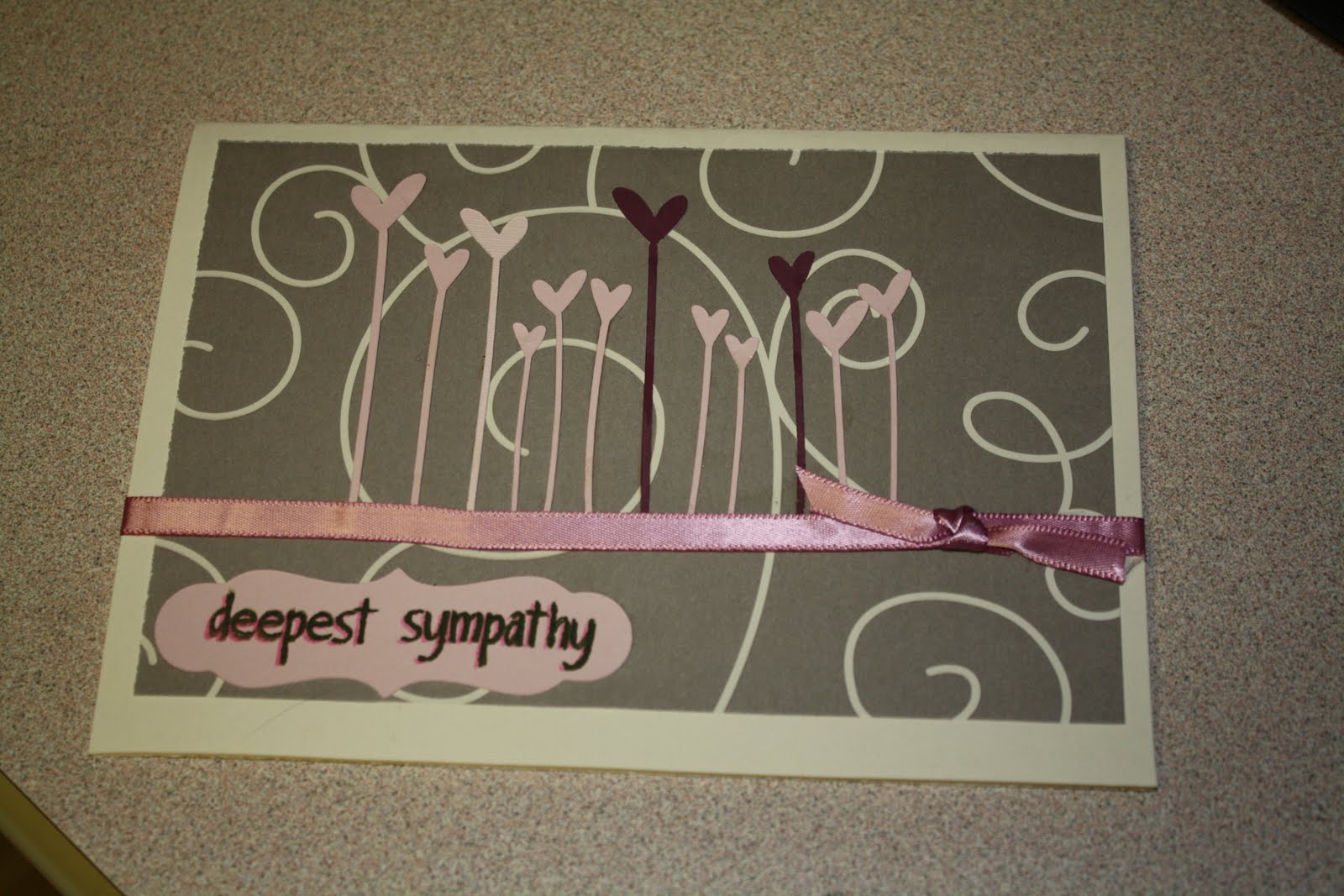 Sallie Sweet Sewing and Cricut Crafts: Sympathy Card