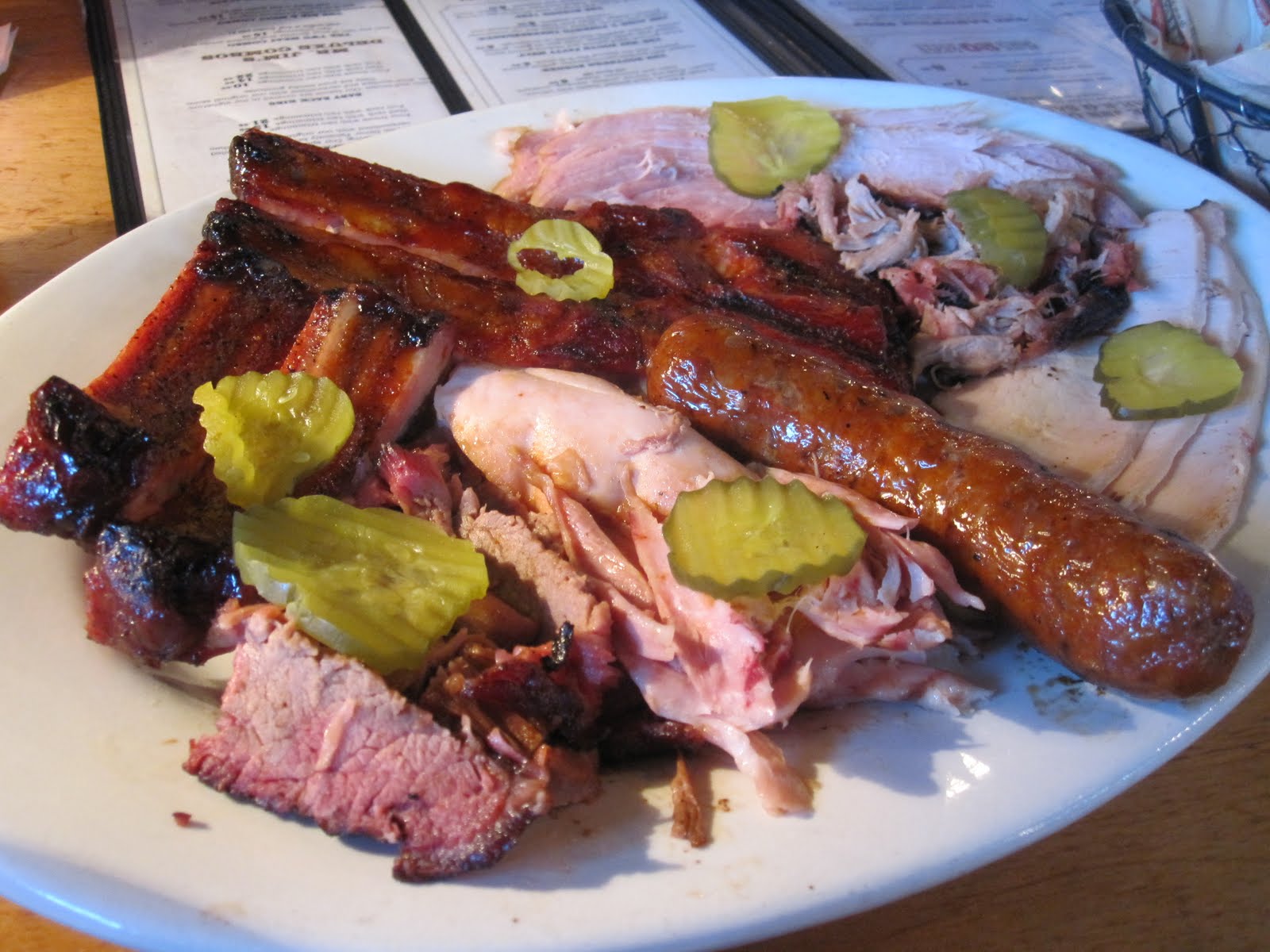 Man Up: Tales of Texas BBQ™: Every meat on the menu at Jim 'N Nick's ...