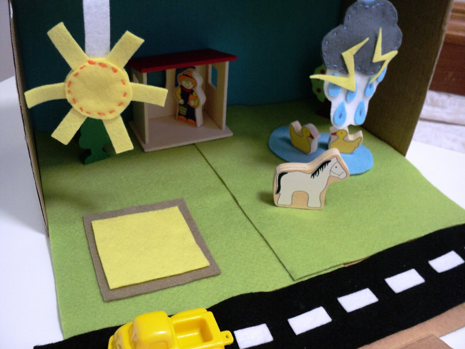 A Little Learning For Two: Weather Changing Diorama