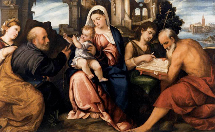 Annibale Carracci's 'Holy Family'. Images