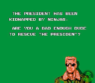 Hilarious Video Game Quote: Bad Dudes (NES) | Graduate Games Blog