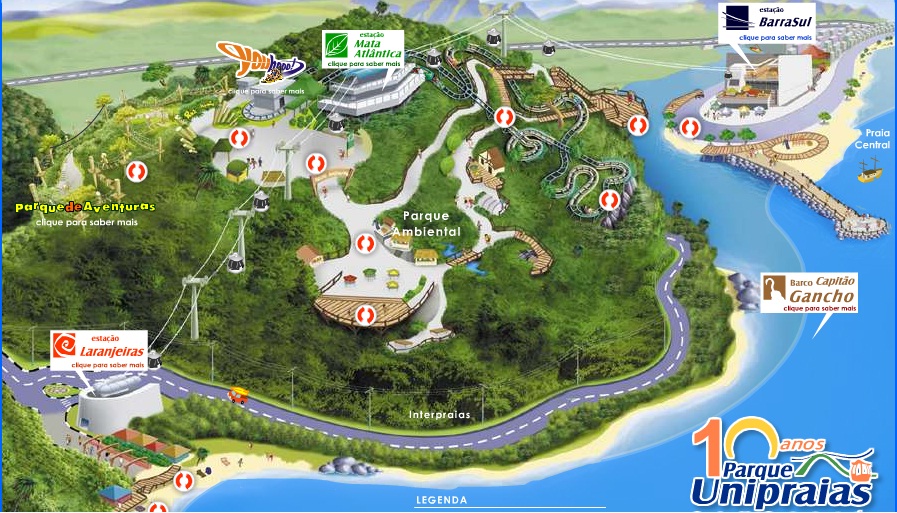 Viagem e Viagens: Parque Unipraias Camboriú em Balneário Camboriú