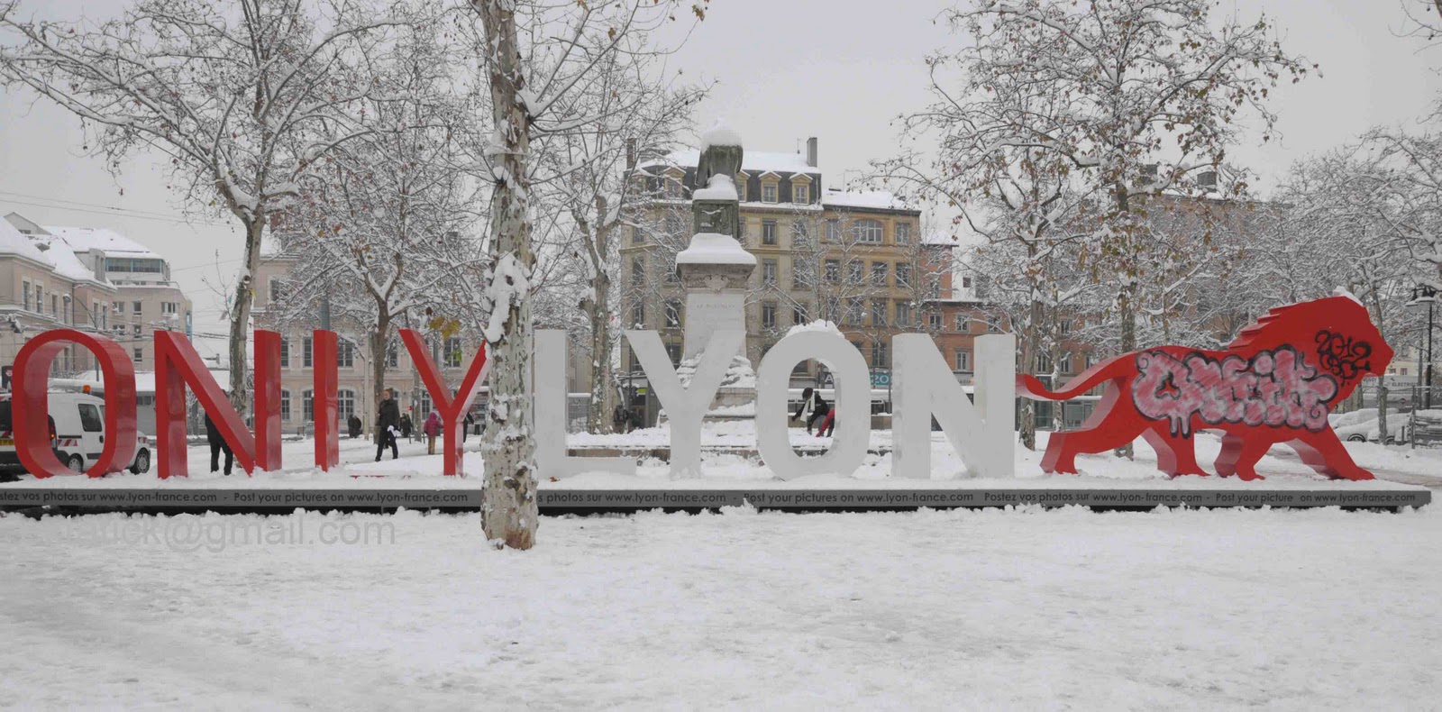 Défouloir bipolaire: Lyon sous la neige