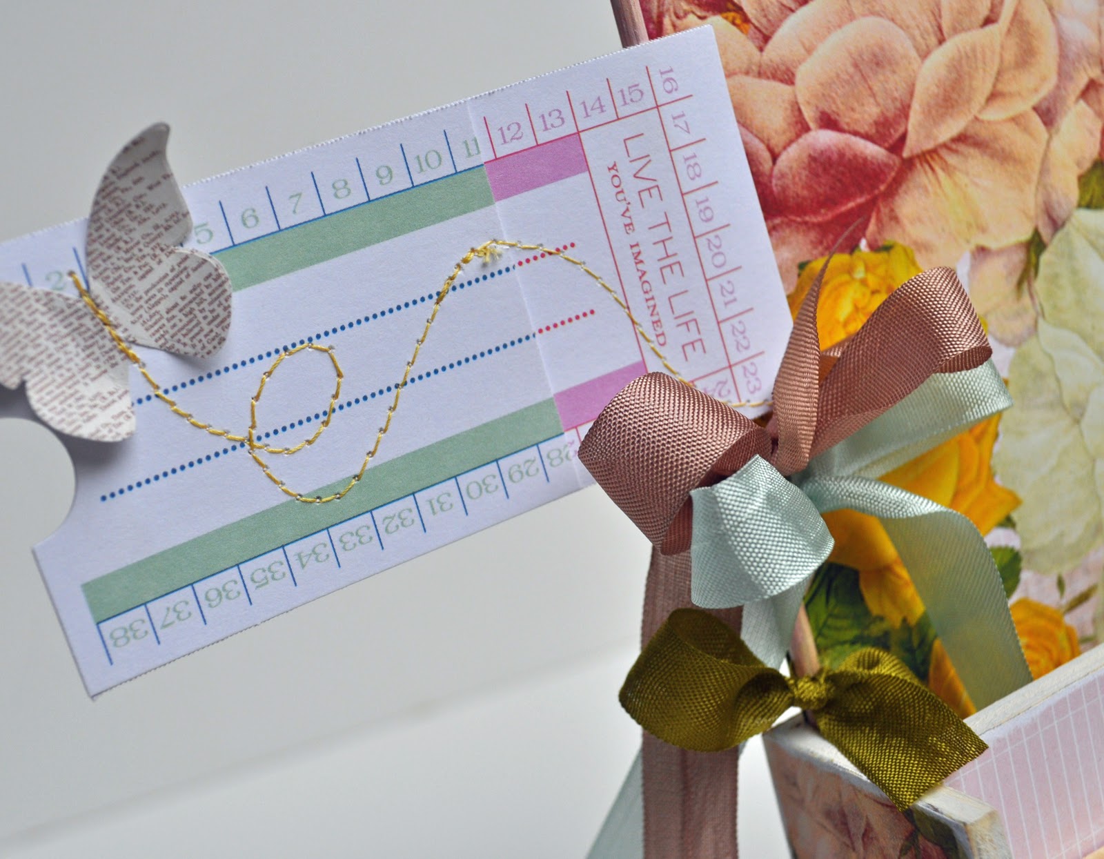 Ribbon, Glitter and Glue: Calendar Project
