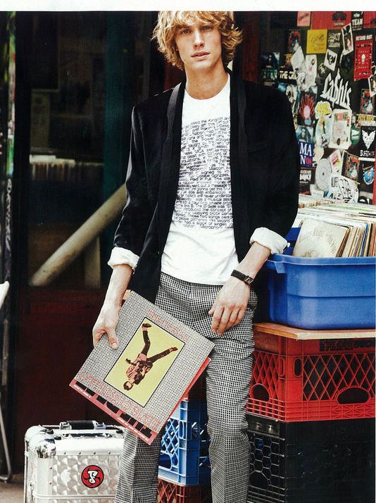 I love male models: Andrew Smith