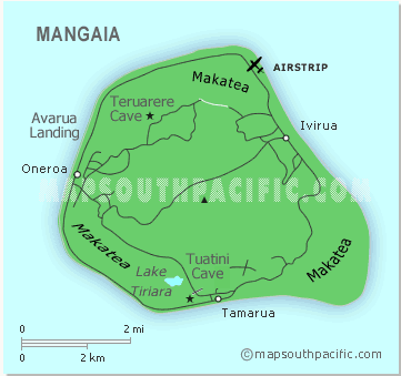 Mangaia - Cook Islands: Views and Scenery of Mangaia