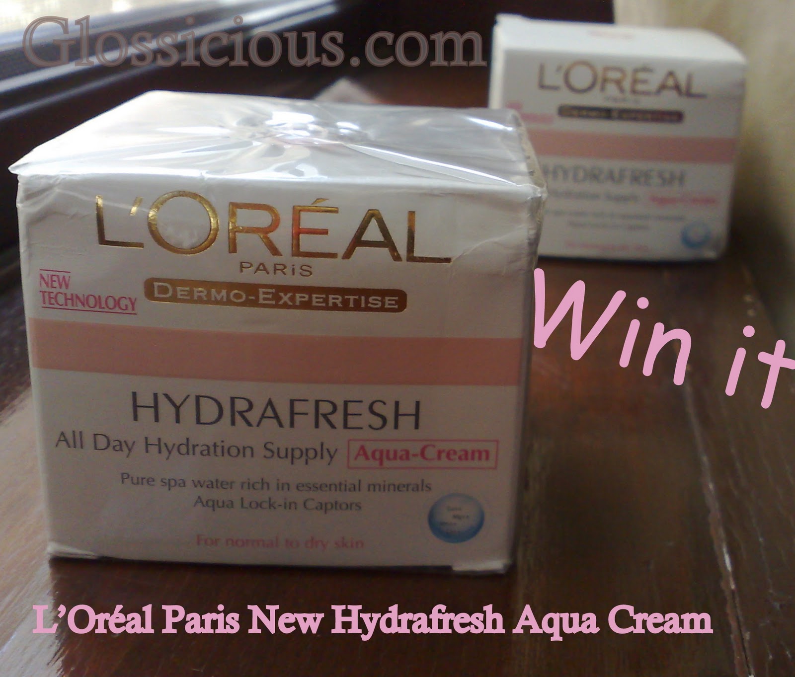 Win - L’Oréal Paris New Hydrafresh Aqua Cream | Glossicious by Sarah ...