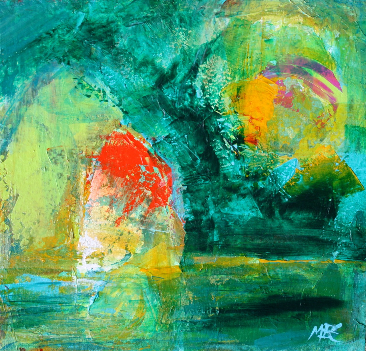 Daily Painters Abstract Gallery: Mi Casa, Modern, Contemporary ...