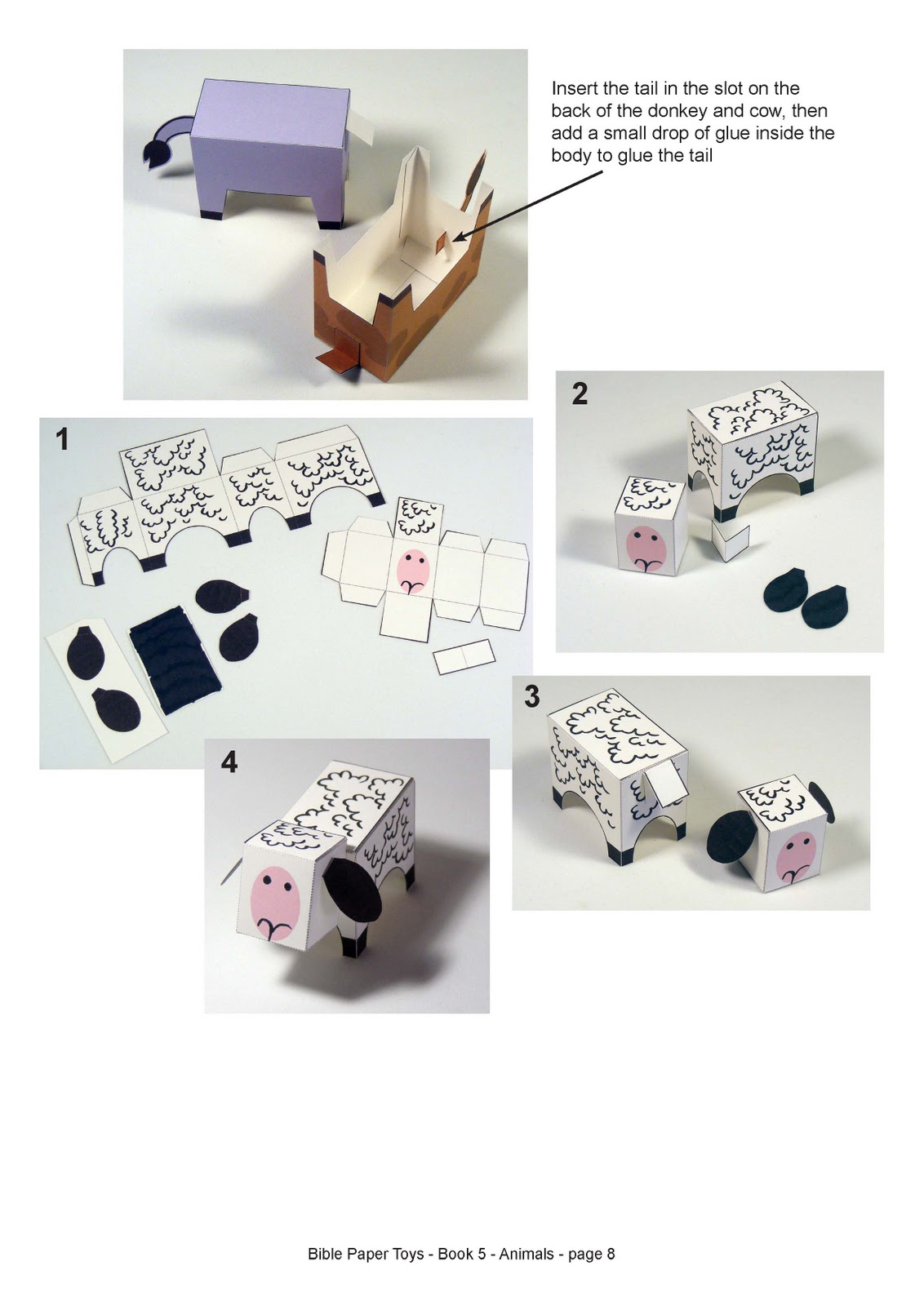 My Little House: Bible Paper Toys - Book 5 - Animals