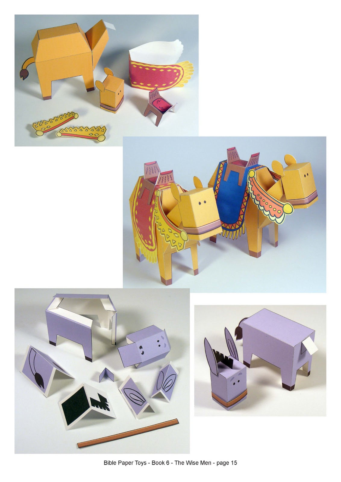 My Little House: Bible Paper Toys - Book 6 - The Wise Men