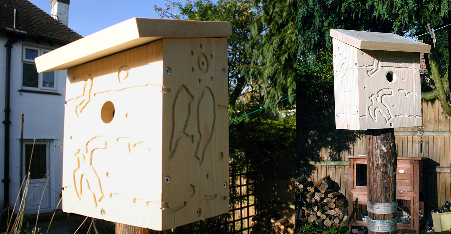 Wildart: Cave Art Bird Boxes.