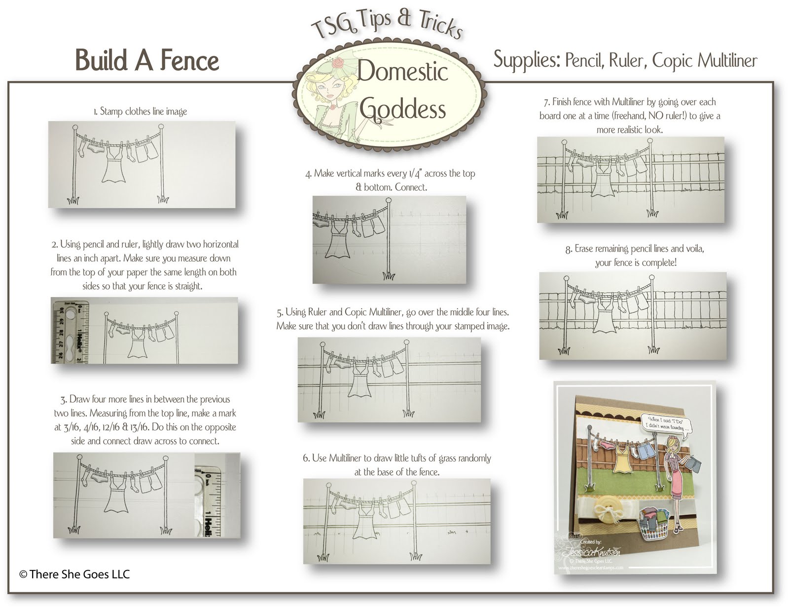 There She Goes Clear Stamps: TSG Tips & Tricks- Build A Fence (Loads Of ...