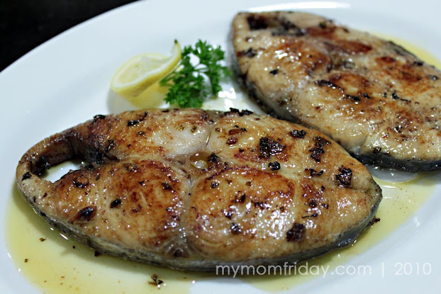 My Mom-Friday: Tanigue Garlic Steak