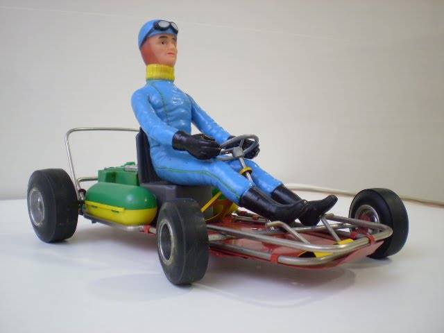 restauracion juguetes antiguos: Go-Kart de Clim 70s