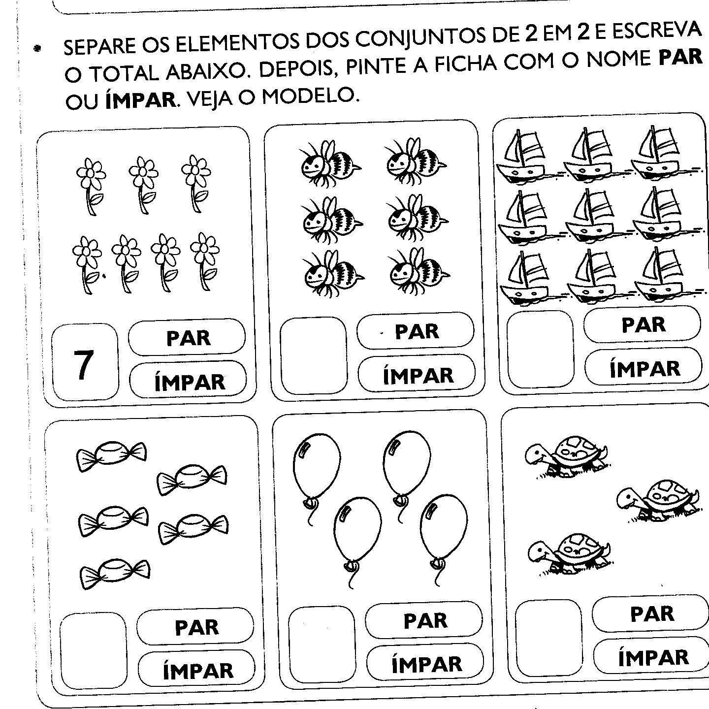 Par E Impar Atividades - LIBRAIN