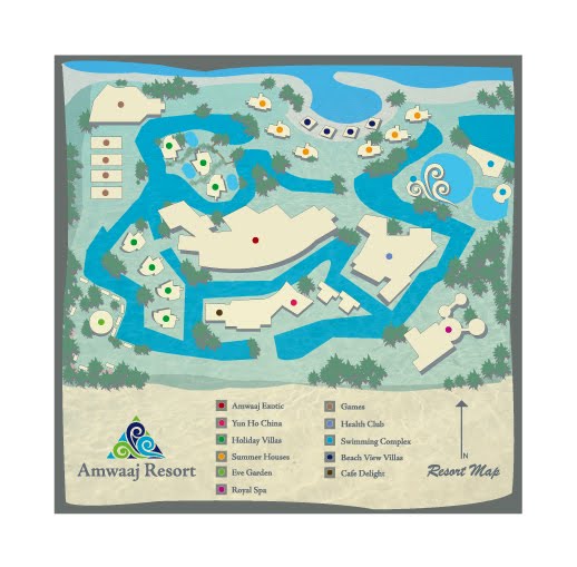 Born Free: Brochure, Resort Map