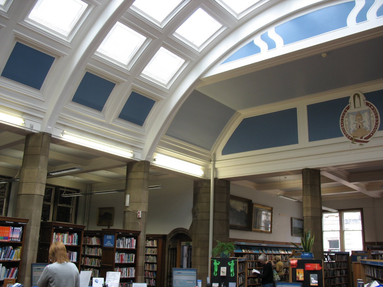 Traci Across the Pond: Dunfermline Carnegie Library - July 20