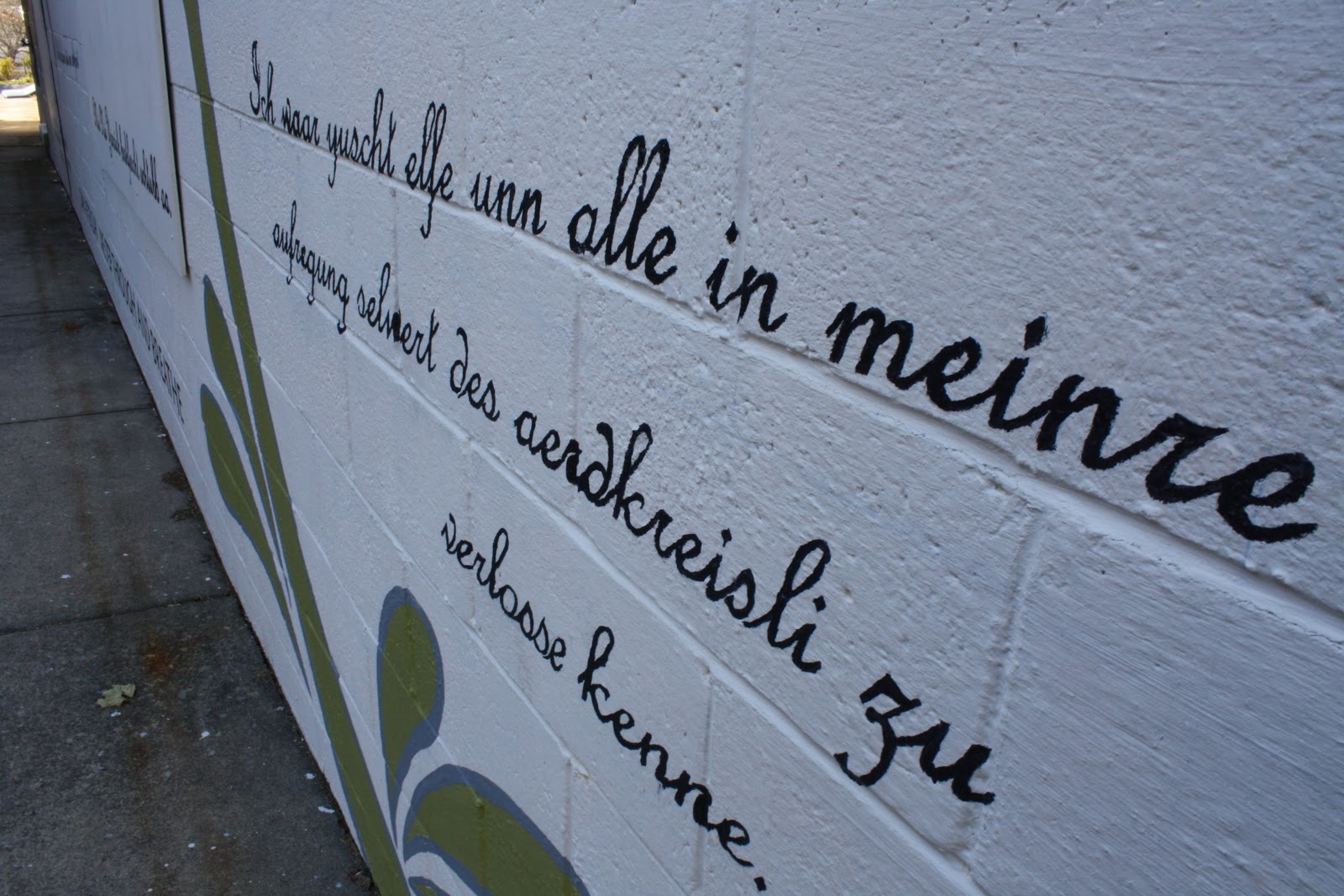 news, not blues: ( pennsylvania dutch mural of poetry now a part of ...