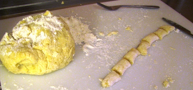 Cuisine solo: Gnocchis maison