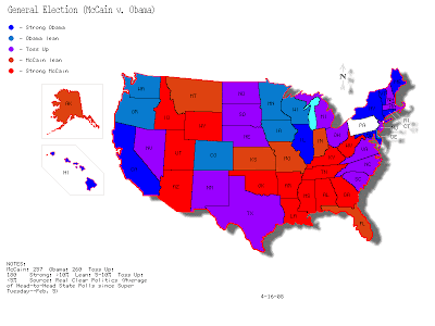 Frontloading HQ: The Electoral College Maps (4/16/08)