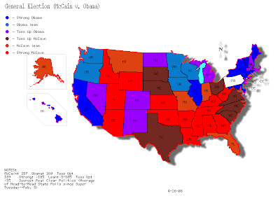 Frontloading HQ: The Electoral College Maps (4/23/08)