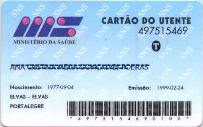 Ilusão: Cartão de utente do SNS