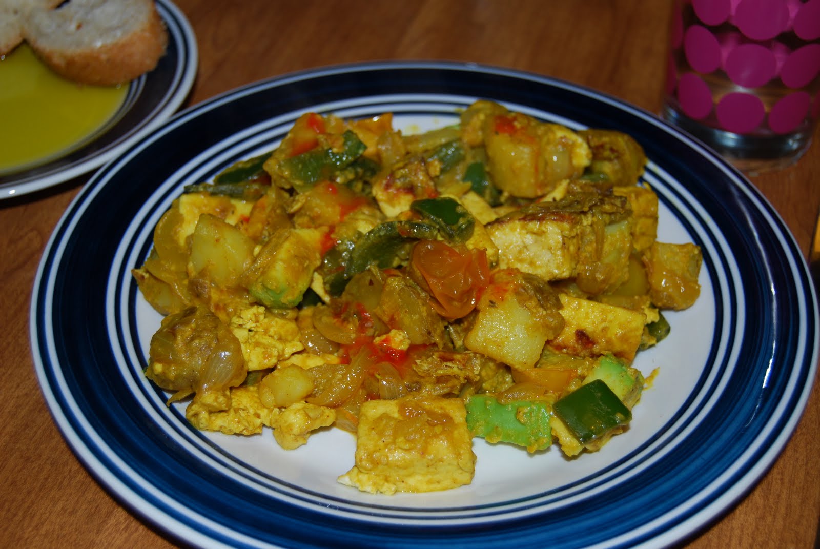 Vegan Dinners for One: Fried Tofu and Potatoes