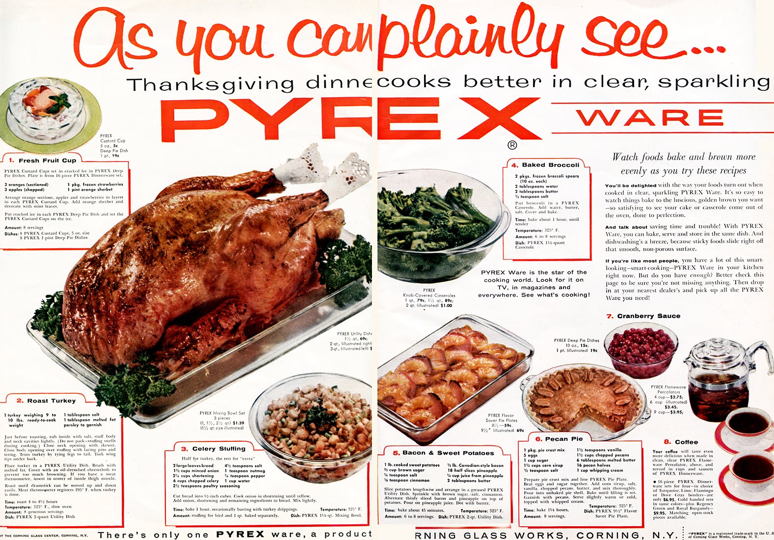 Mid-Century Living: A Pyrex Thanksgiving