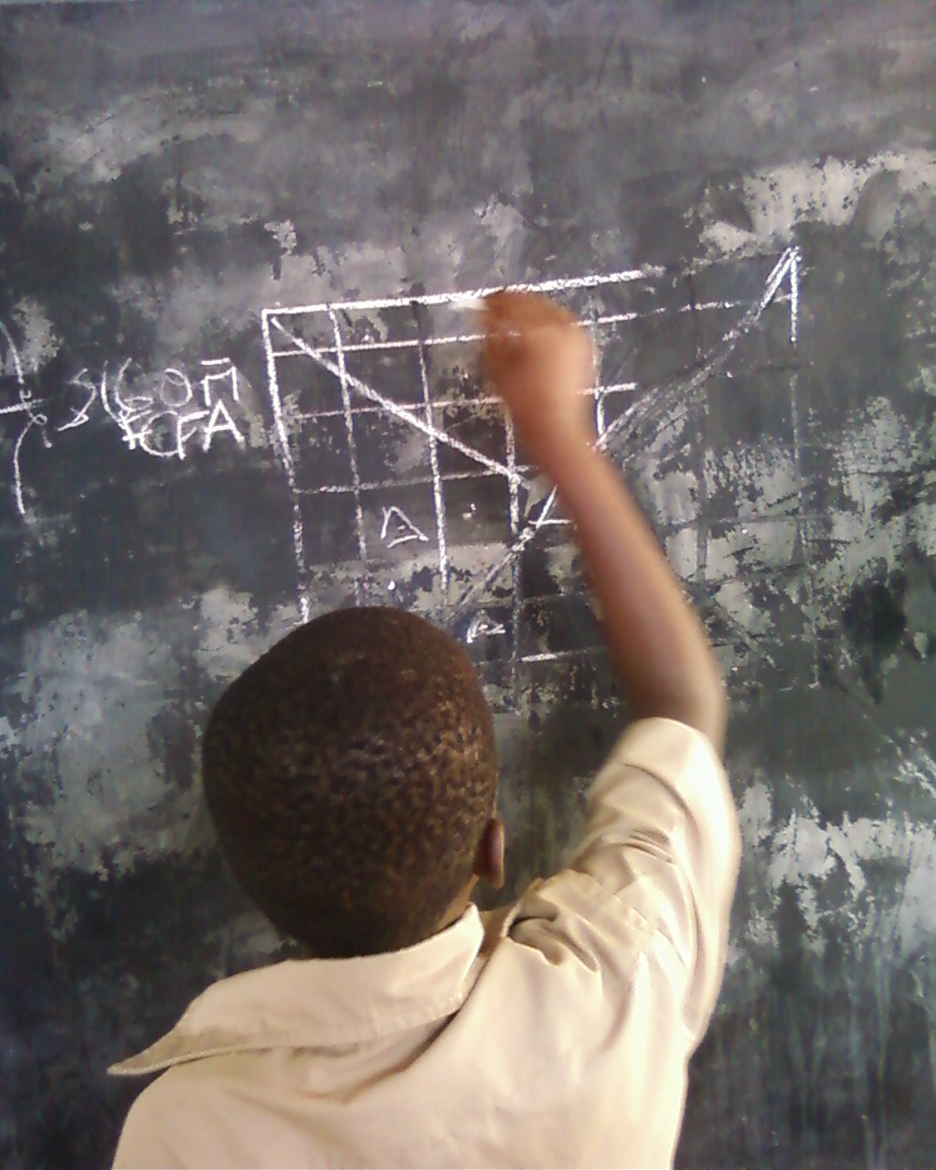 Shôgi's step in Africa: Shôgi teaching at chugakkô