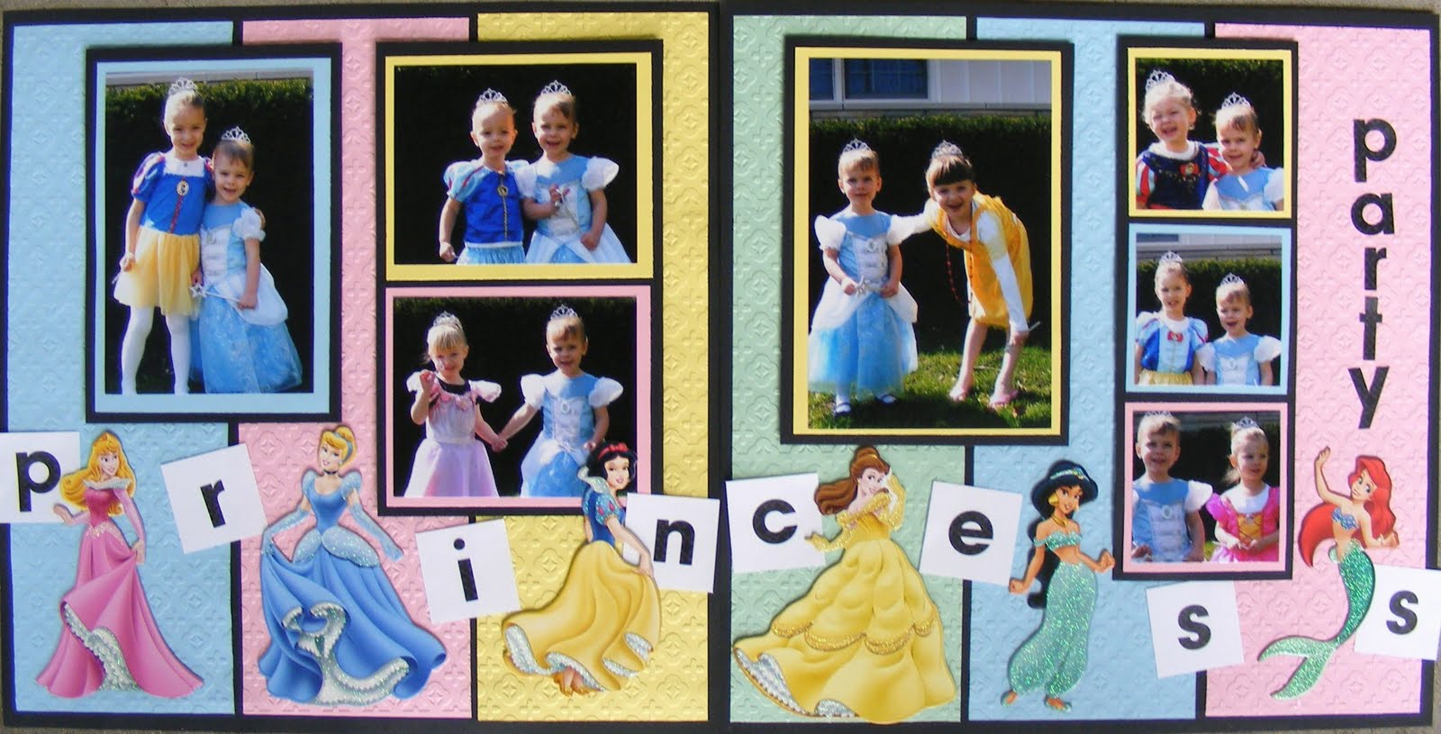 Scrapping with Christine: Birthday Party Layouts